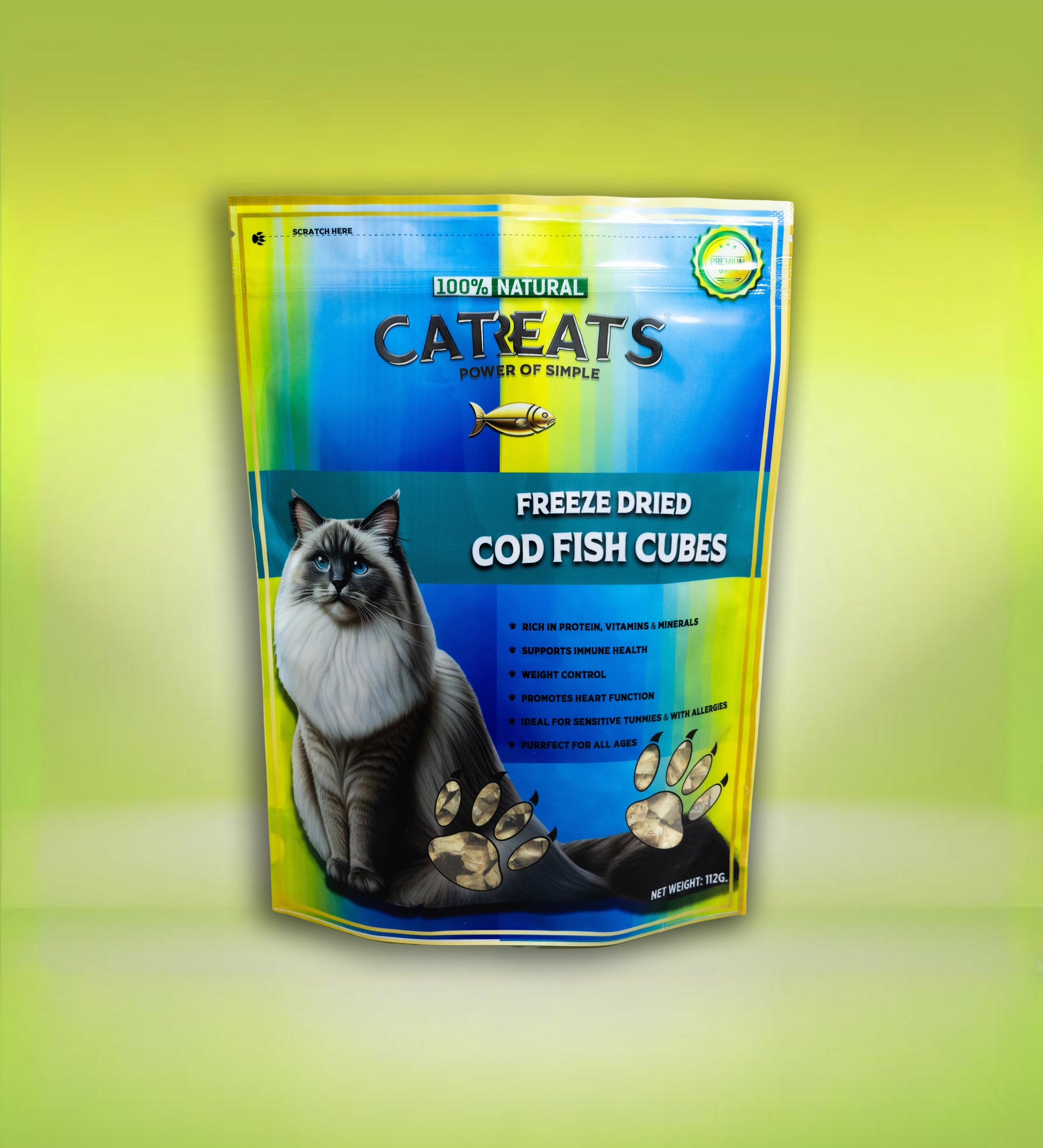 Freeze Dried Cod Treats For Cats - CATREATS